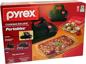 Amazon.com: Pyrex Cooking Solved Portables: Bake And Serve Sets ...