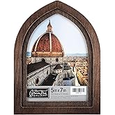 Amazon.com - Green Tree Gallery Natural Wood Arched Photo Frame, 5 x 7 Inches