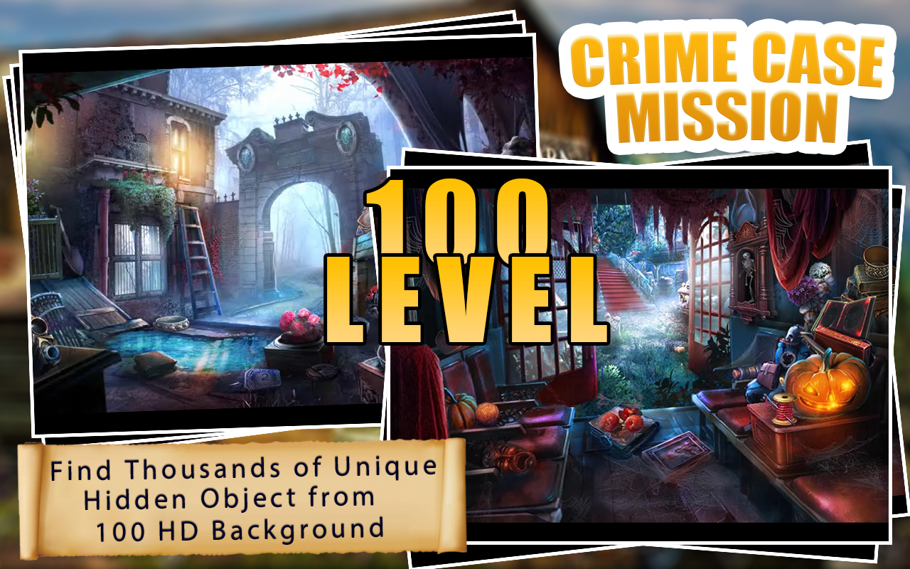Amazon.com: Hidden Object Game : Crime Case Mission 100 Level : Apps ...