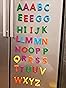 Amazon.com: Learning Resources Jumbo Magnetic Uppercase Letters, ABCs ...