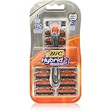 BIC Hybrid Comfort 3- Rasurador con 1 mango y 6 cartuchos: Amazon.com ...