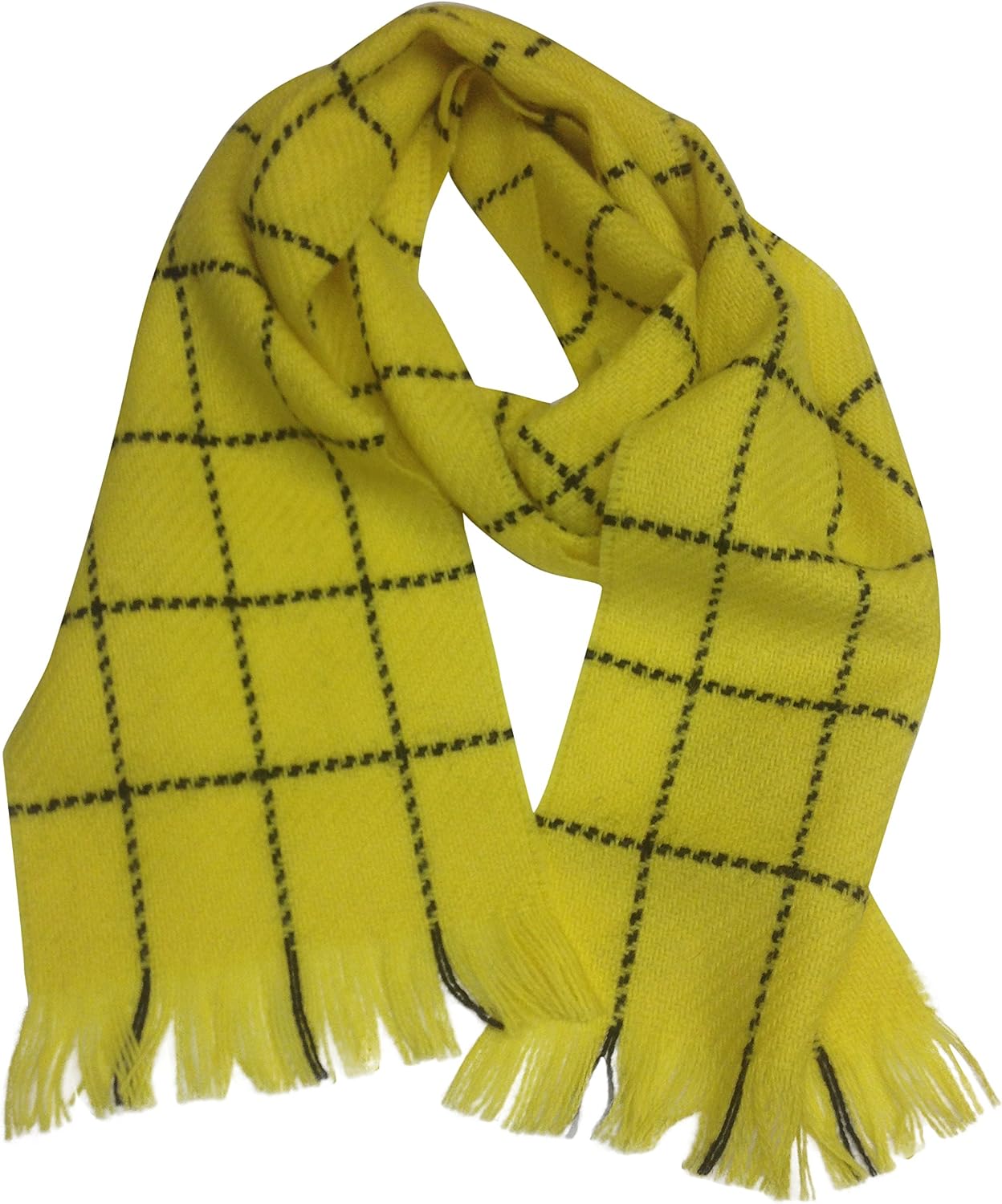 Rupert The Bear Style Scarf 100% Pure Wool Made In Scotland – BigaMart