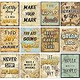 Amazon.com : 12 Pieces Travel The Map Motivational Wall Decor Travel ...