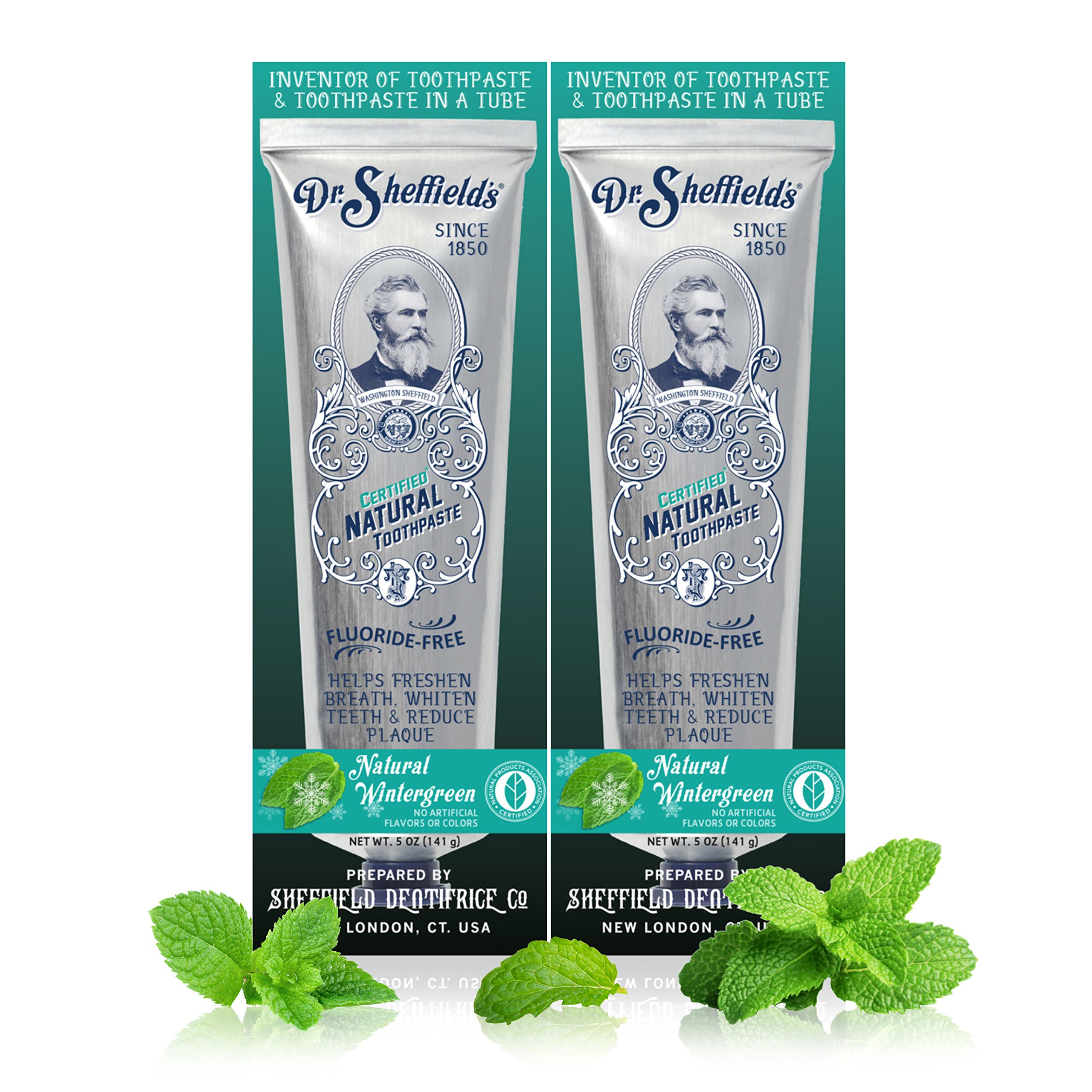 Dr. Sheffield’s Certified Natural Toothpaste (Wintergreen) - Great ...