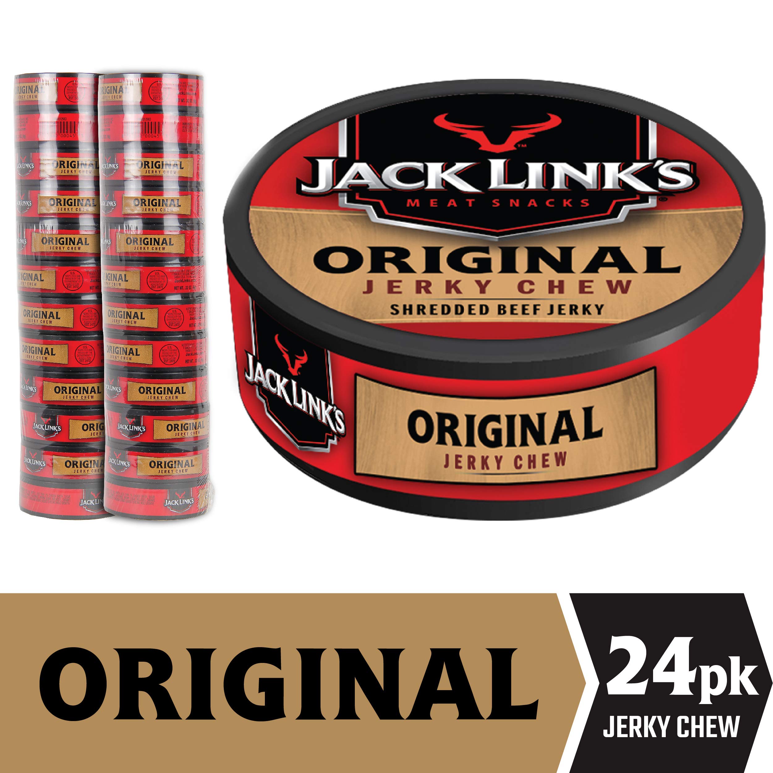 Amazon.com: Buffalo Bills 0.44oz Hickory Shredded Beef Jerky Chew (12 ...