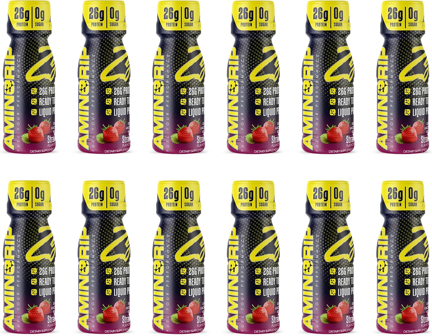 Liquid Protein 2Go Hydrolyzed by Aminorip. 26 Grams Protein, 2.5 oz, No ...