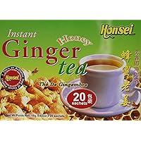 Amazon.com : Honsei Instant Ginger Honey Tea, 40 Count : Grocery ...