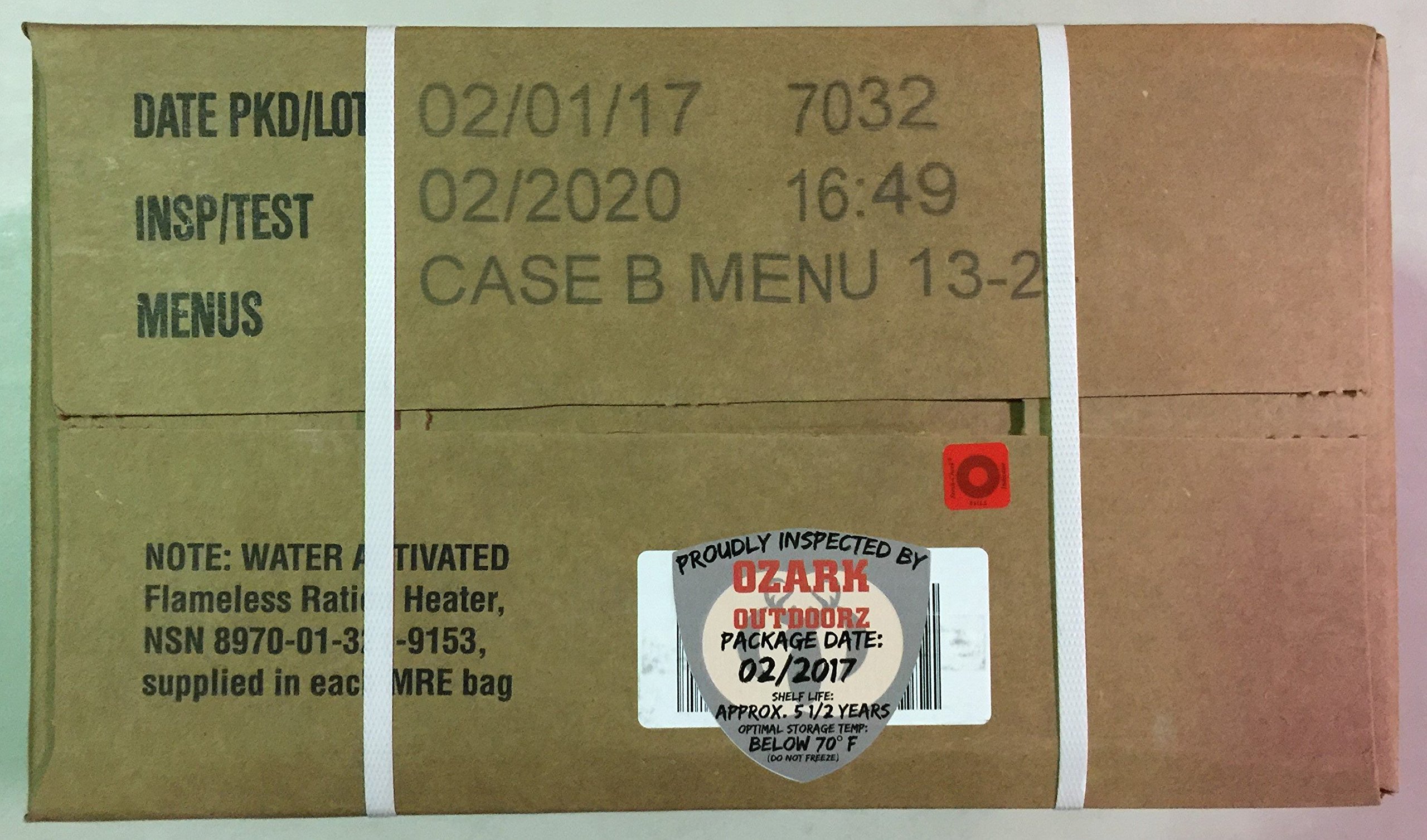 Amazon.com : MRE 2020 Inspection Date Case, 12 Meals with 2020 ...