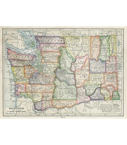 Us Map Poster Washington State Laminated Map Scratch Off State Map