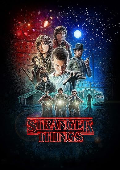 Poster Stranger Things Saison 1 - Format A3 (42 cm x 29.7 cm) - Série ...