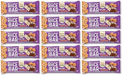 RiiCE THE BAR Puffed Brown Rice Bar Pack of 15 Bars – Kosher, Vegan ...