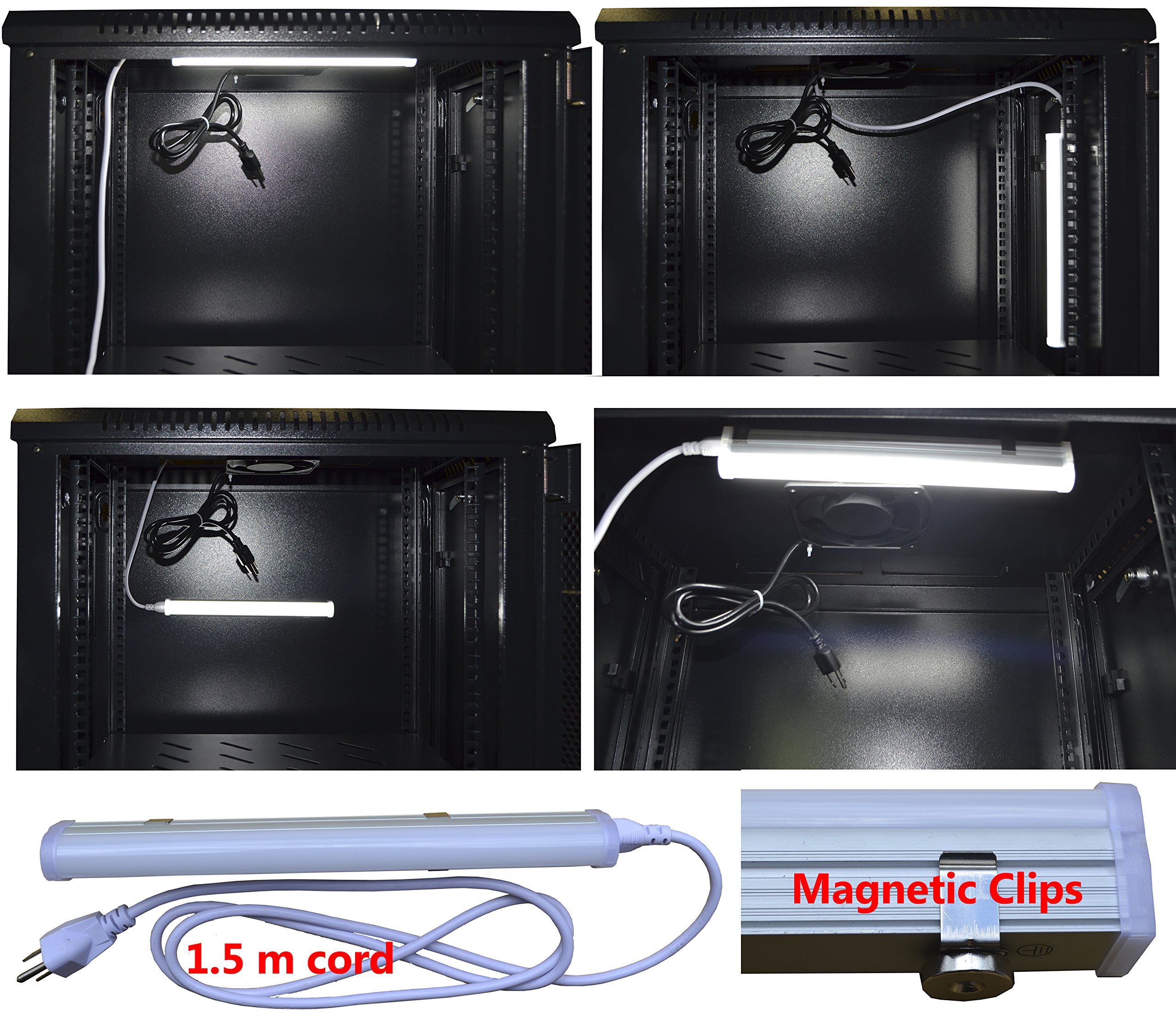 Sysracks 15U Server Rack Cabinet Under Desk Locking Data Enclosure 35 ...