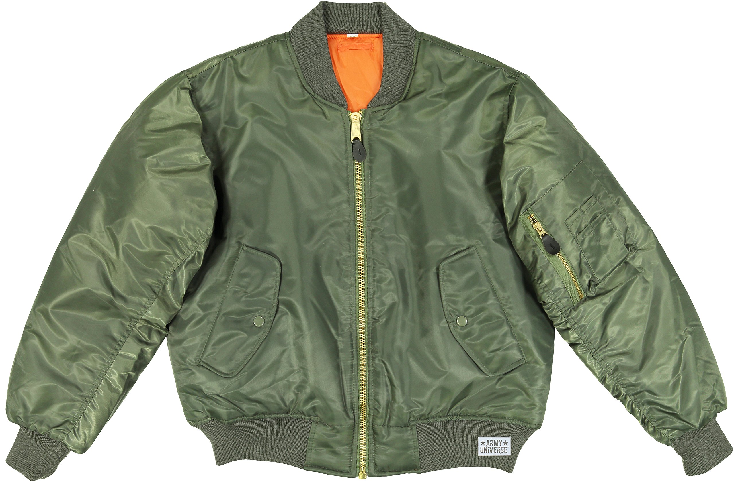 Mua Army Universe MA-1 Bomber Flight Jacket Reversible Air Force Military Fighter Pilots Casual ...