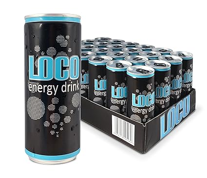 Loco Energy Drink (Pack of 24 X 250ml)(Pack of 24): Amazon.co.uk: Grocery