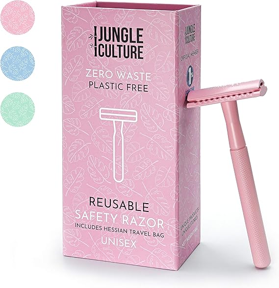 Jungle Culture® Metal Safety Razor for Women & Men | Reusable Women’s ...