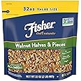 Amazon.com : Fisher Walnut Halves and Pieces, 32 Ounces, California ...