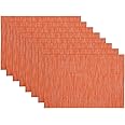 Amazon.com: SHACOS Placemats Set of 8 Woven Vinyl Place Mats for Dining ...