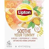 Amazon.com : Lipton Herbal Supplement with Green Tea, Detox, 15 ct ...
