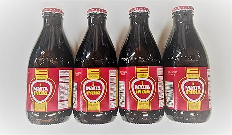 Malta India bebida de malta no alcohólica bebida de malta botellas de 7 ...