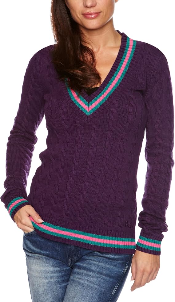 Rampant Sporting Cricket Women's Jumper Mulberry Purple Size 12: Amazon ...