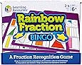 Learning Resources Rainbow Fraction Bingo: Amazon.co.uk: Toys & Games