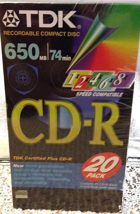 Amazon.com: TDK Recordable Compatible Disc (20 Pack): Computers ...