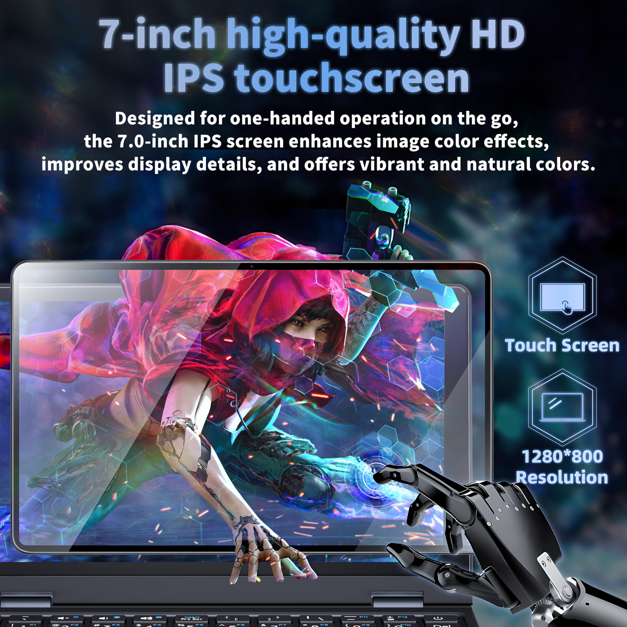 Mua All Metal 7'' HD Touchscreen Ultra-Light Mini Laptop: Celeron J4105 ...