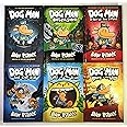 Dav Pilkey Adventures of Dog Man Series 1-6 Books Collection Set (Dog ...