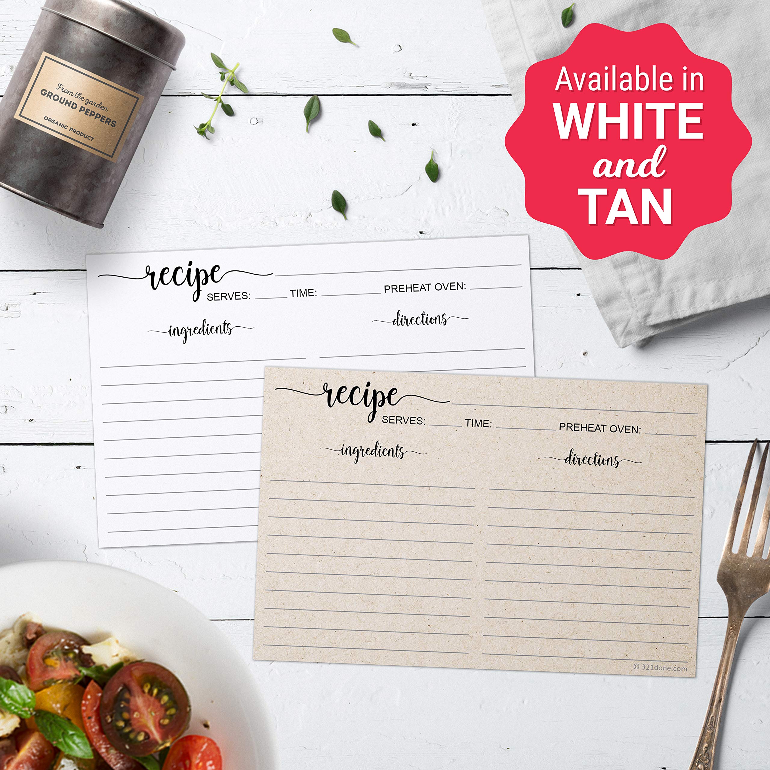 4 X 6 Recipe Cards - Banana-breads.com