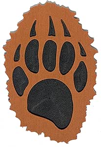Amazon.com : Toejamr Snowboard Stomp Pad - Fluffy Grizzly Bear PAW ...