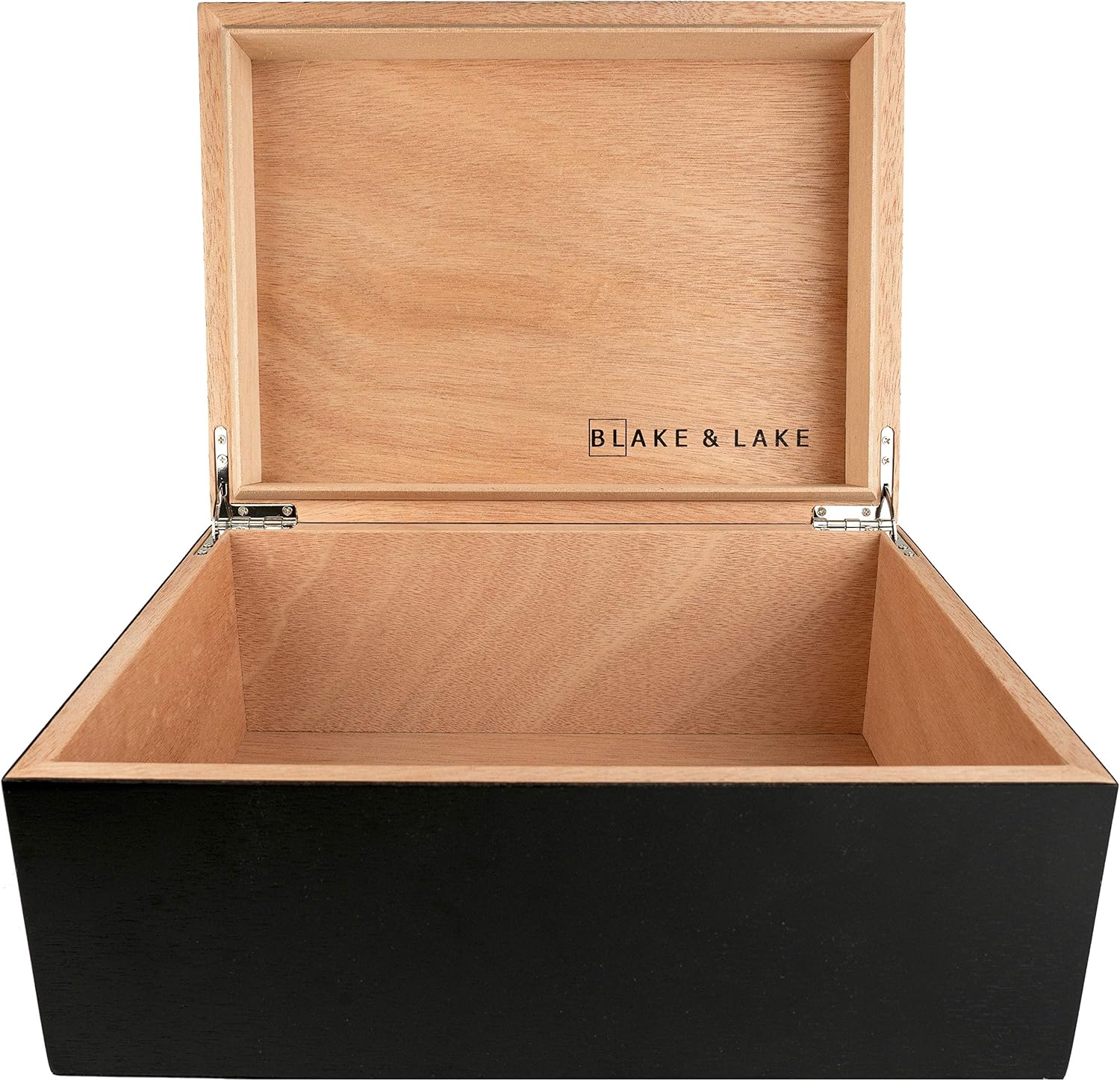 Large Wood Box With Lid Image To U