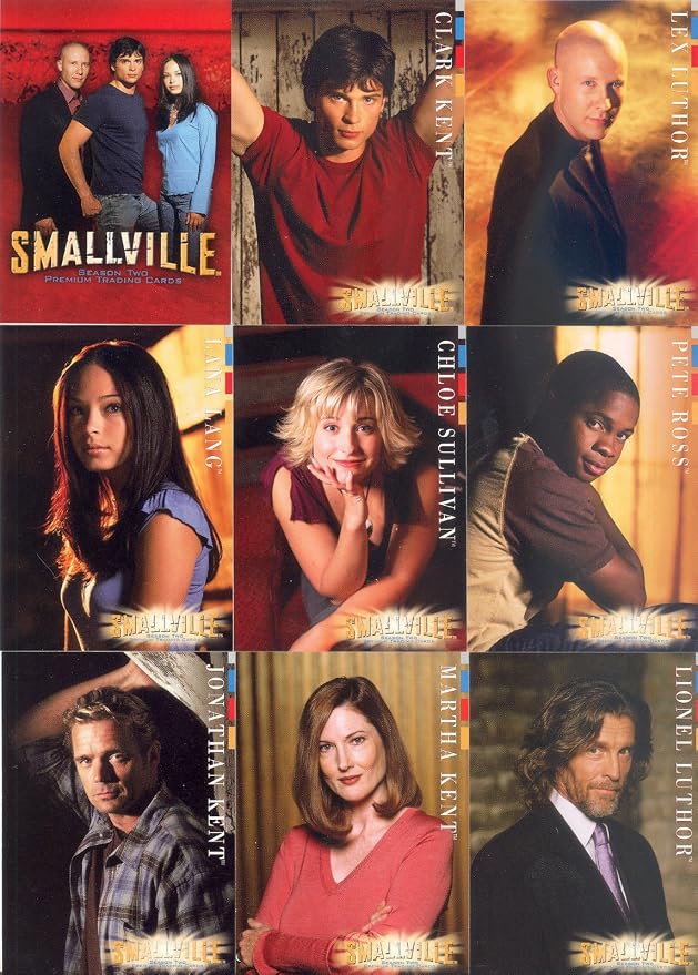 SMALLVILLE SEASON 2 2003 INKWORKS COMPLETE BASE CARD SET OF 90 at ...