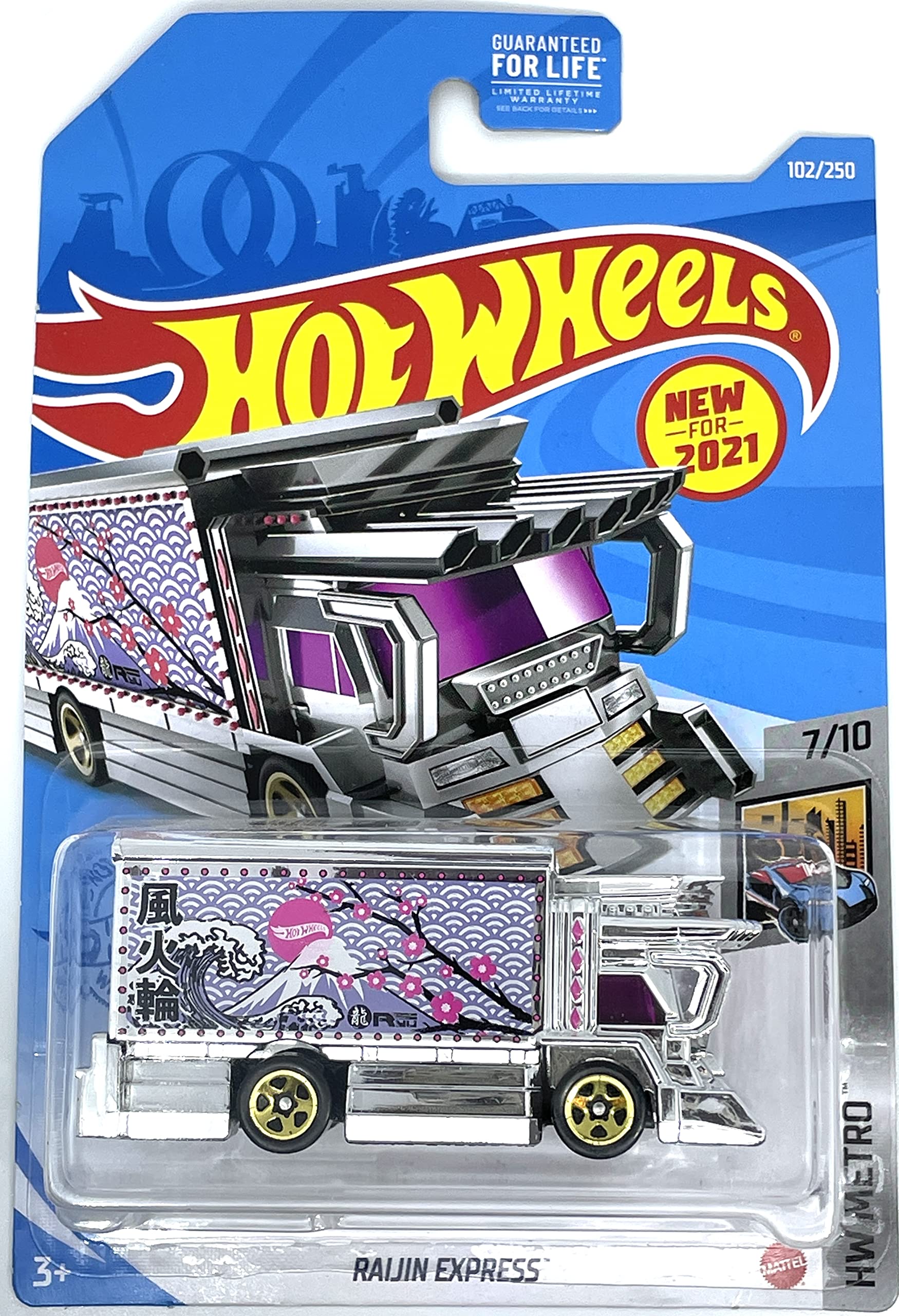 Mua Hot Wheels - Raijin Express - HW Metro 7/10 [Chrome] 102/250 Hot ...