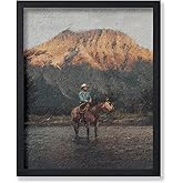 Amazon.com: Poster Master Cowboy Poster - Retro Cowboy on Bucking Horse ...