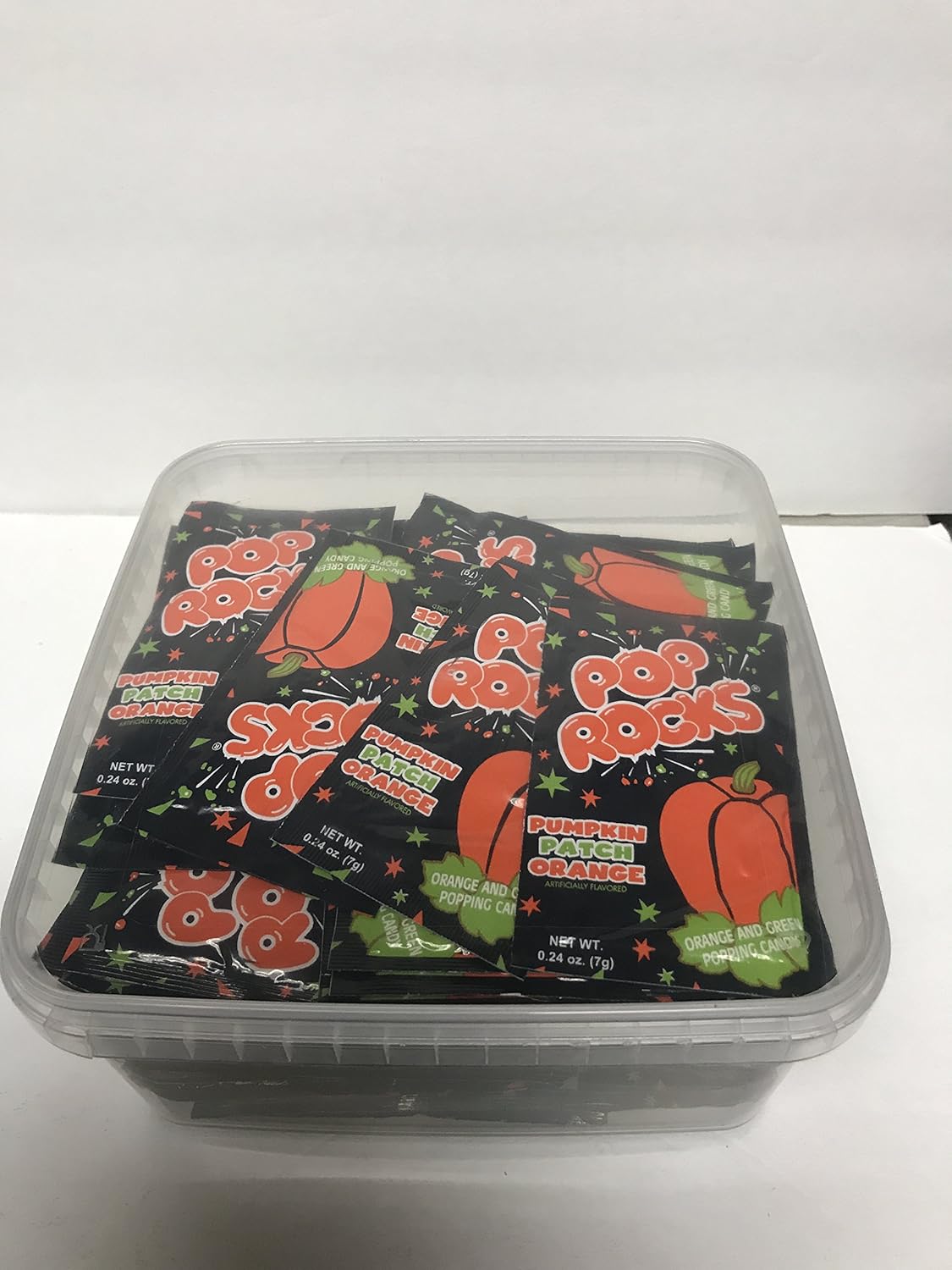 Amazon.com : Halloween Pop Rocks, 36 Pumpkin Patch Orange Packs in Gift ...