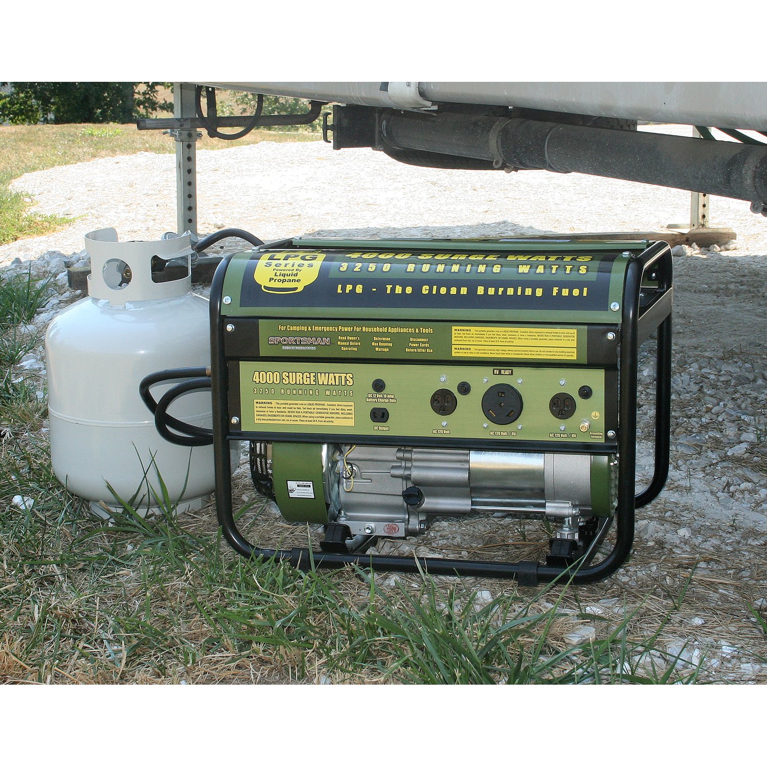Sportsman GEN4000LPC 4000 Watt LP Generator Patio, Lawn & Garden ...