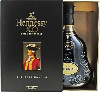 Hennessy XO Extra Old Cognac 70cl Limited Gift Set with Gold Flask ...