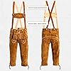 BAVARIA TRACHTEN Lederhosen - Genuine Leather Authentic German Bundhosen - Original Oktoberfest ...