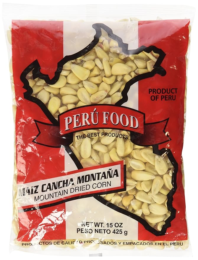 Amazon.com : Peru Food Maiz Cancha Montana - Peruvian Dried Corn - 15 ...
