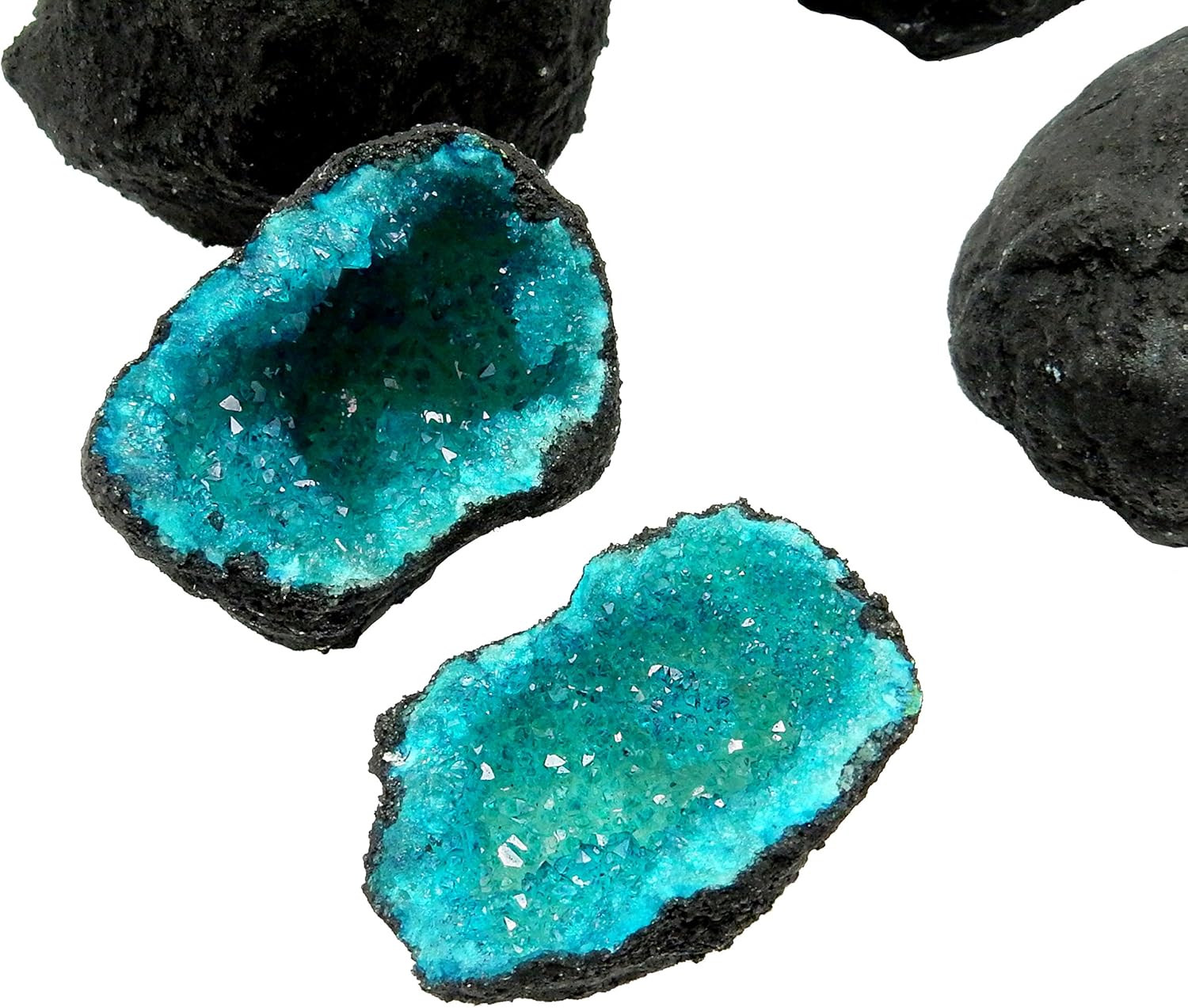 Amazon.com: 1 (ONE) Break Your Own Geode - Color Dyed Druzy Geodes ...
