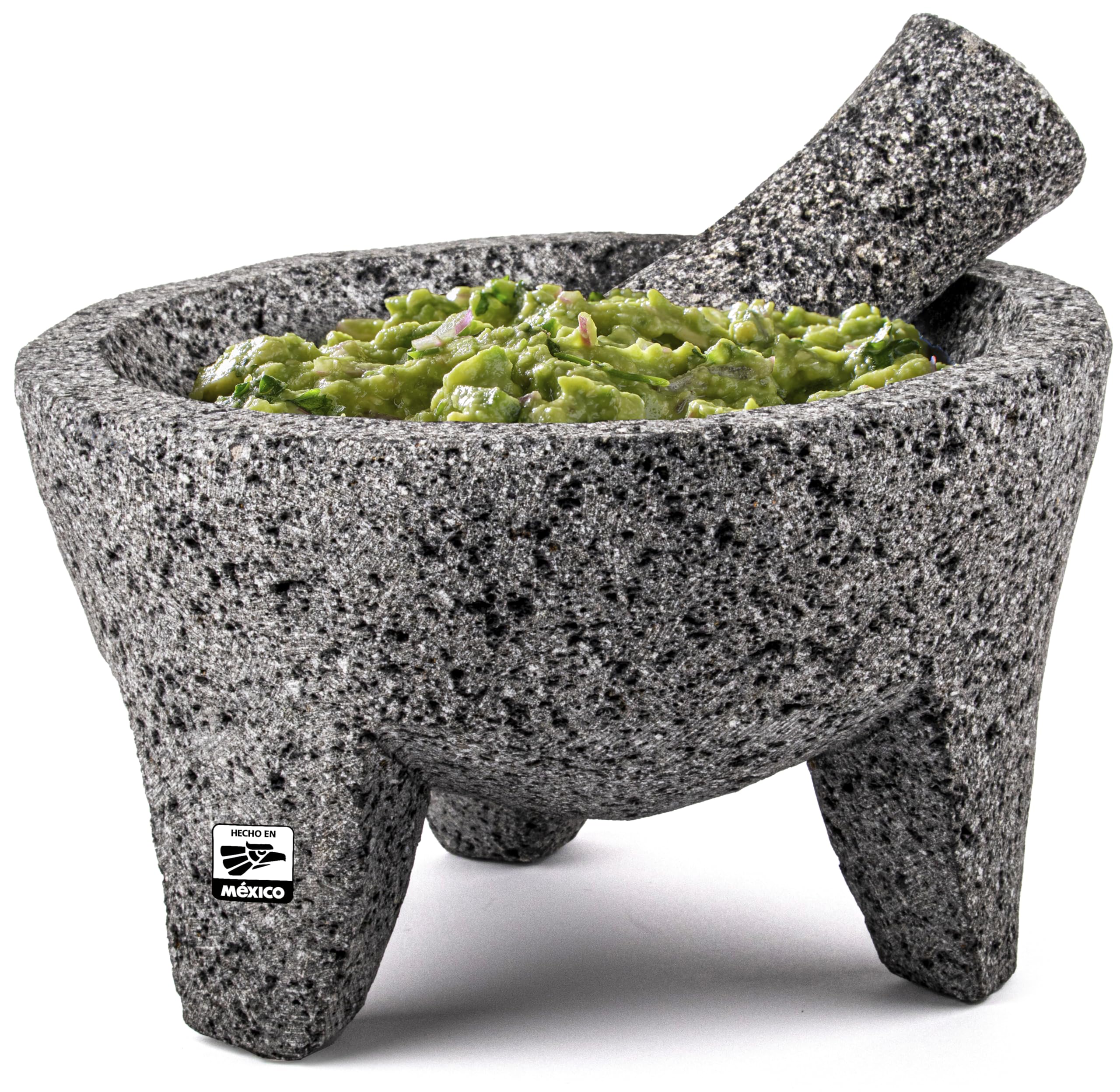 Genuine Handmade Mexican Mortar and Pestle, Molcajete Mexicano de ...