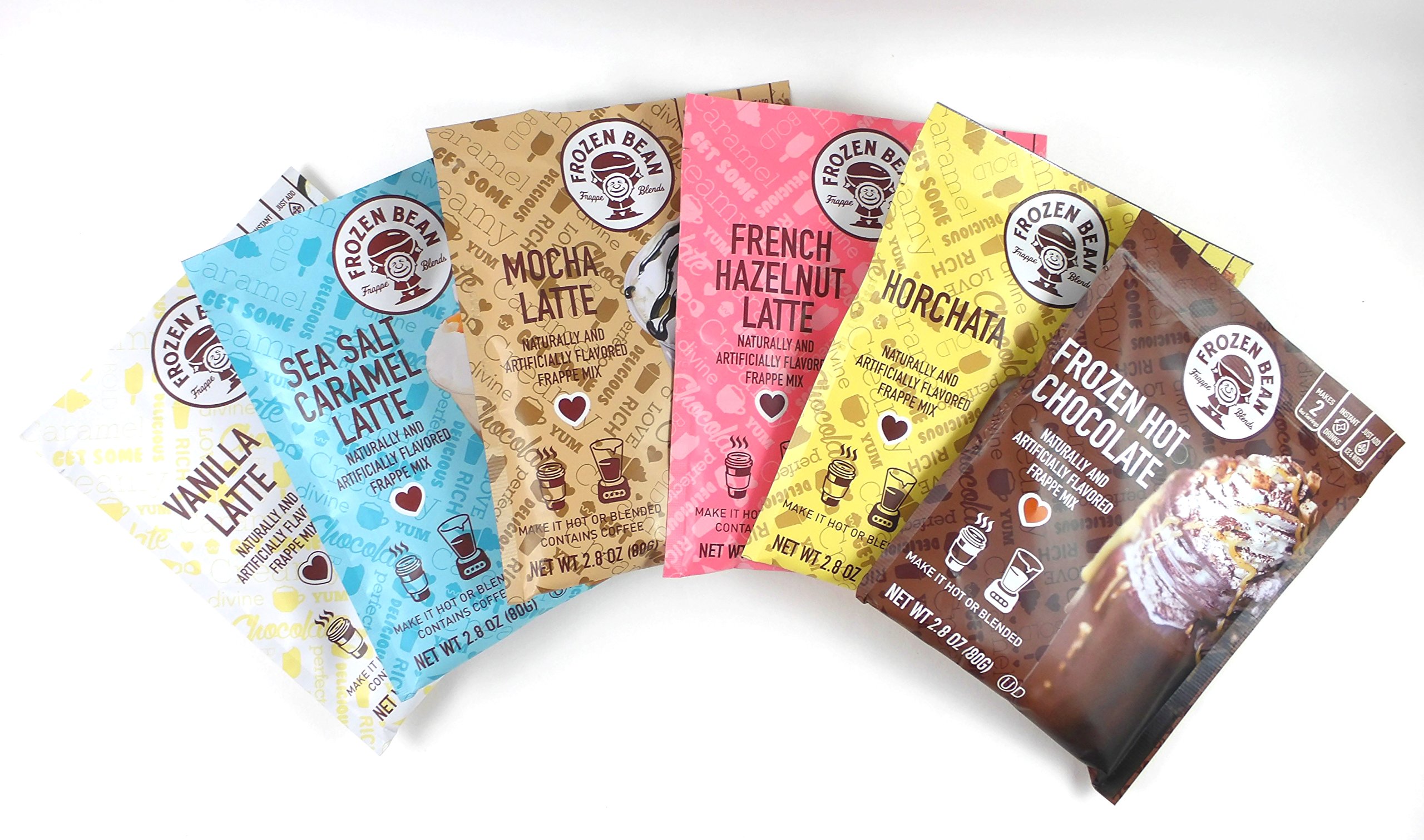 Amazon.com : Frozen Bean Frappe Blends - Frozen Hot Chocolate (4-pack ...