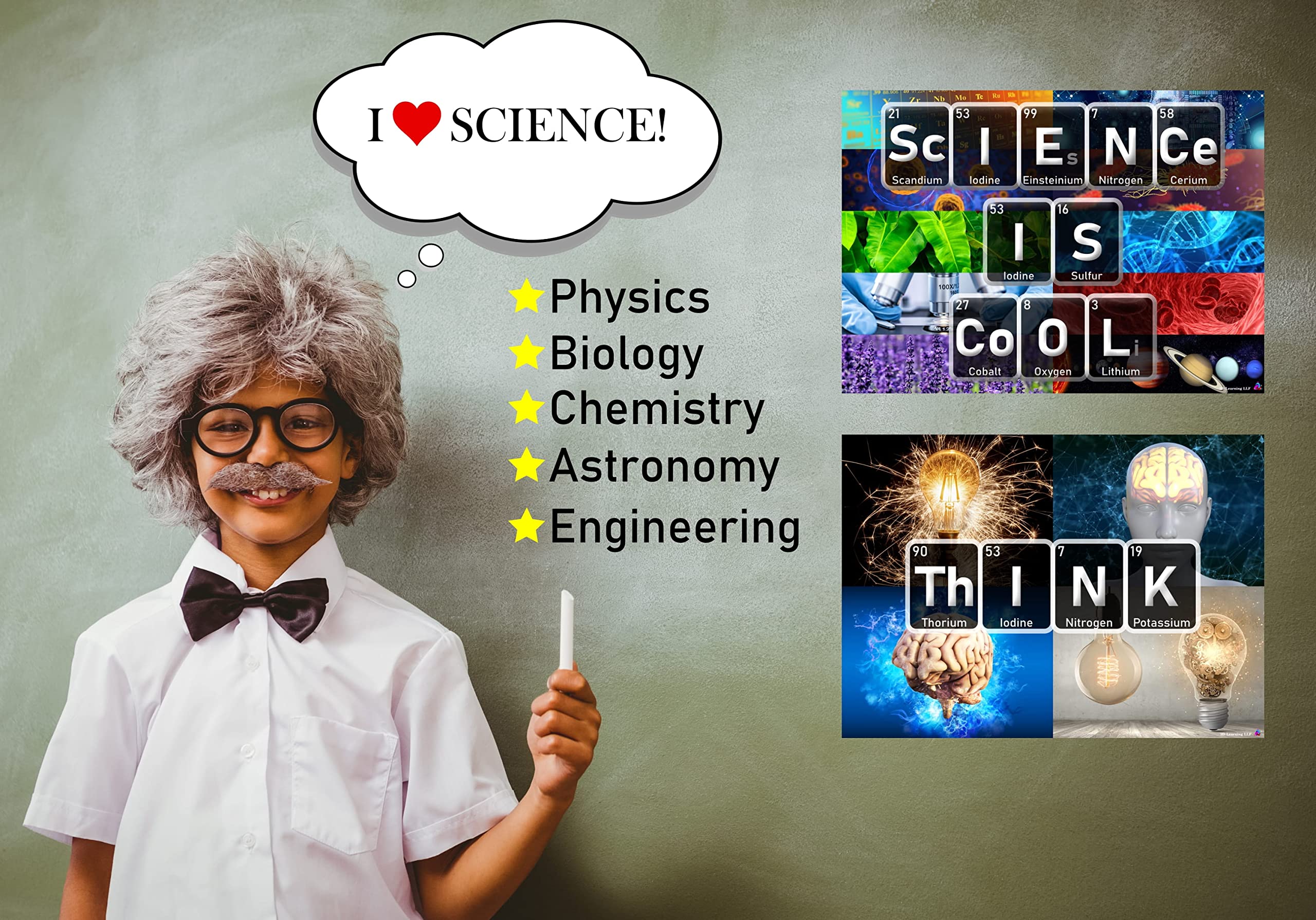 Mua ‘Science is Cool’ and ‘THINK’ Periodic Table Posters - Laminated ...