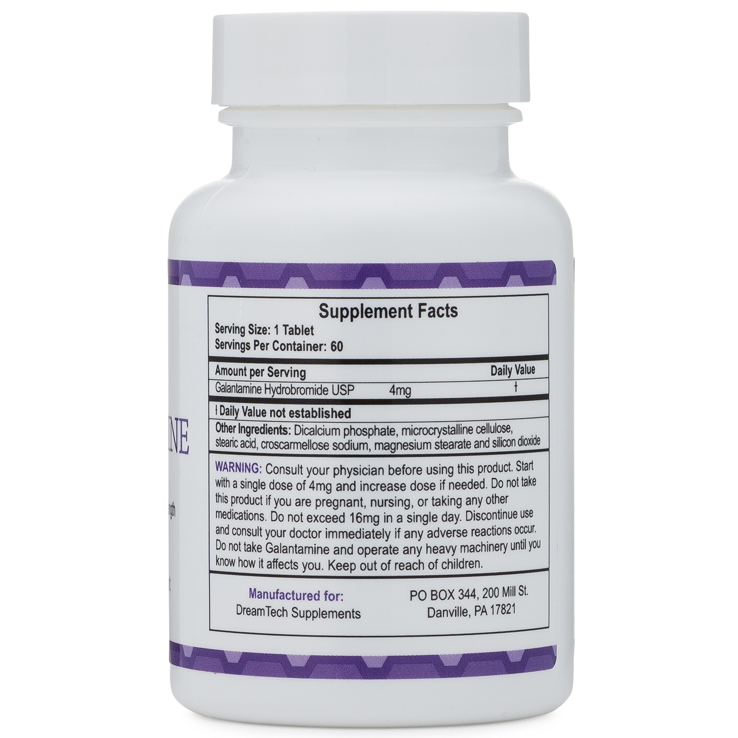 Galantamine Lucid Dreaming Nootropic Supplement 4 Mg 60 Tablets galantamine-lucid-dreaming-nootropic-supplement-4-mg-60-tablets