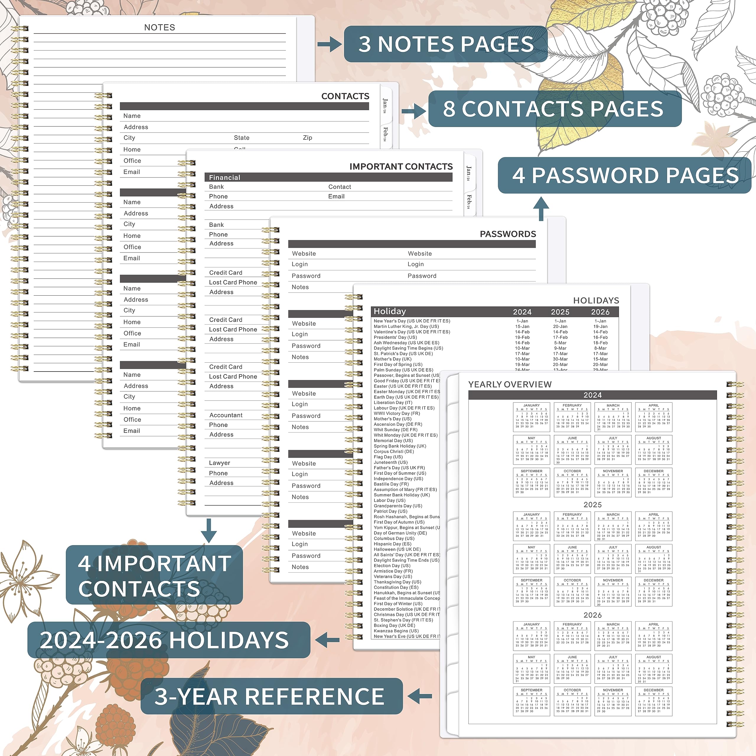 Mua 2024-2025 Monthly Planner - 18 Monthly Planner/Calendar 2024-2025 ...