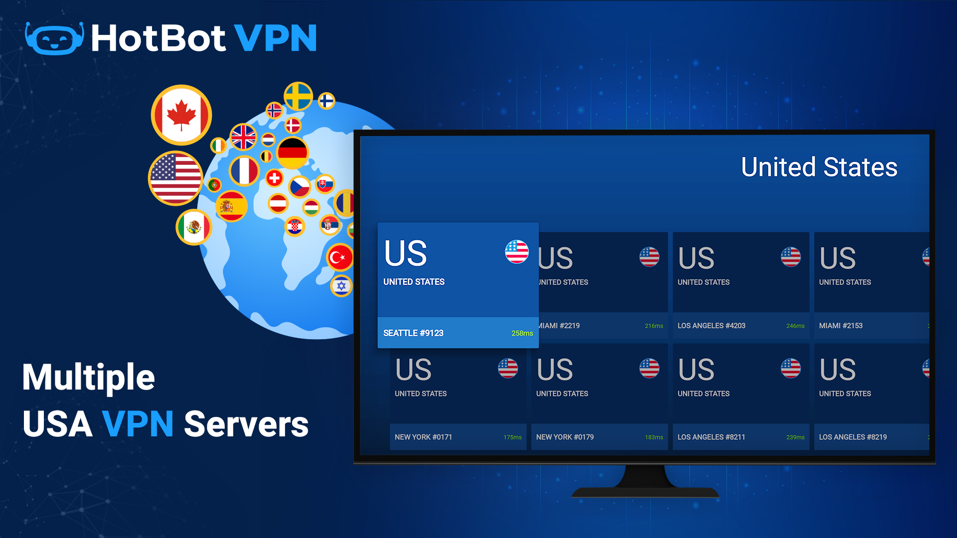 HotBot VPN: Unlimited Speeds, Instant Privacy. Premium Servers.:Amazon ...