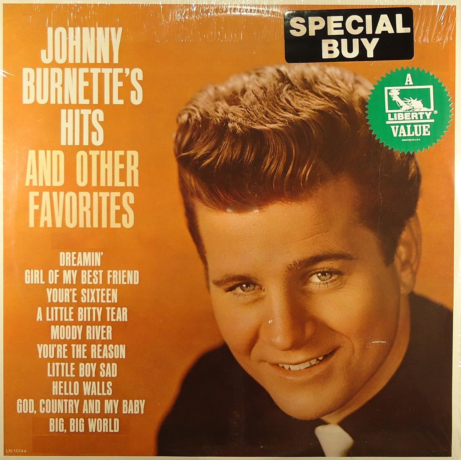 hits and other favorites LP: JOHNNY BURNETTE, JOHNNY BURNETTE: Amazon ...