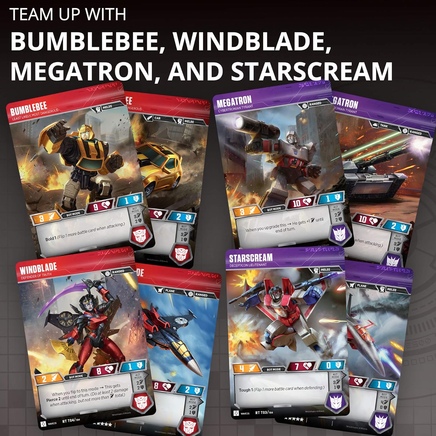 Transformers Trading Card Game Bumblebee vs Megatron Starter Set – BigaMart