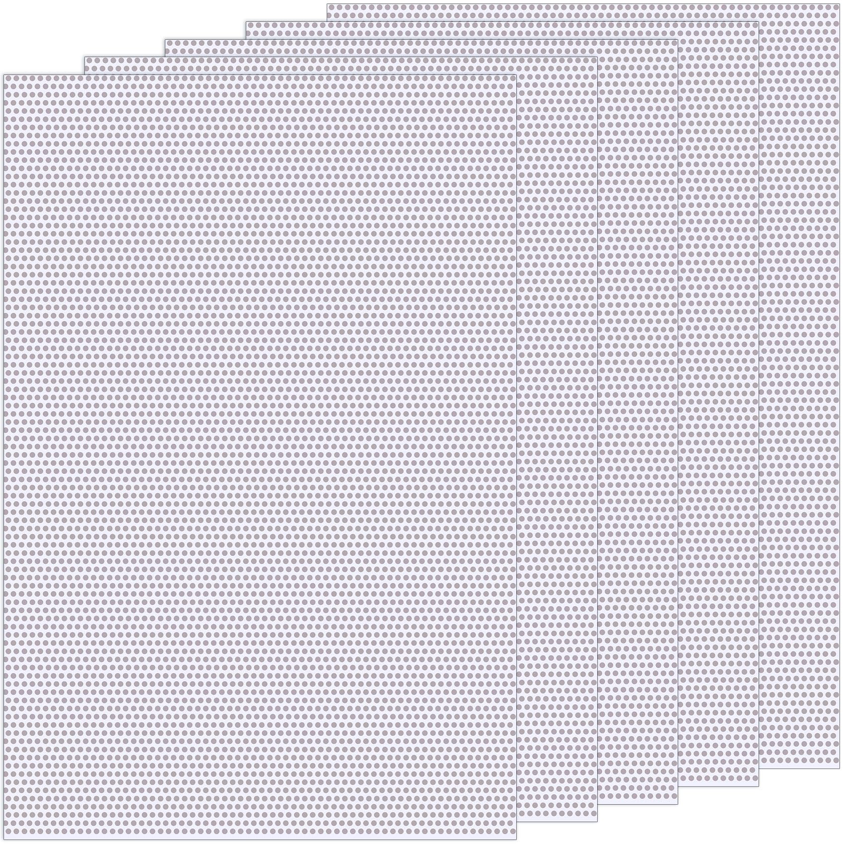 Pndeyo 5 Sheets White Fursuit Eyes Mesh, 0.8mm Waterproof PVC Eye Mesh ...