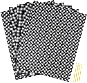 Amazon.com: Pllieay 5 Pieces 7 Count Plastic Mesh Canvas Sheets for ...
